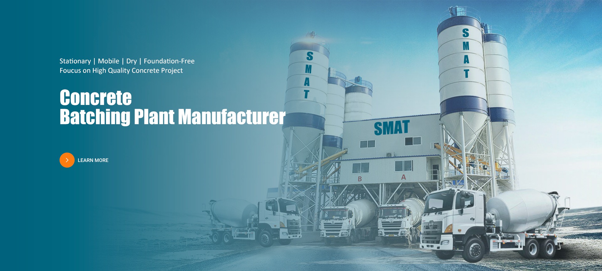 SMAT Machinery | Concrete Batching Plant, Concrete Pump Sale